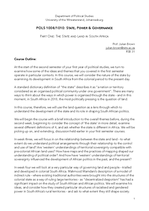 Politcs assignment on formal and informal institutions - Politics Block ...