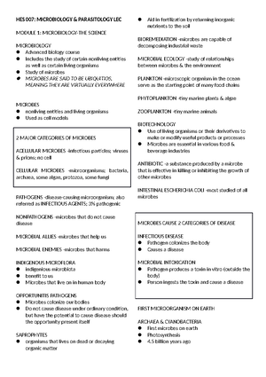 HES 005 Finals REV - pharma reviewer summarized - 1. Anti-Infective ...