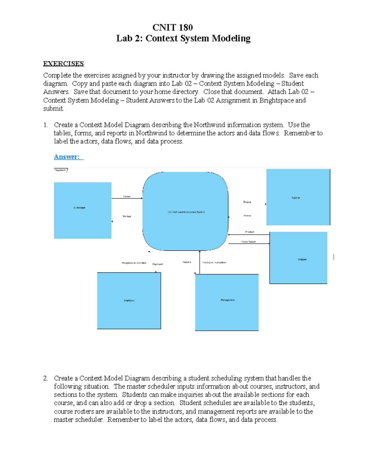 Lab 02 - Context System Modeling - Student Answers - Lab 2: Context System Modeling EXERCISES ...