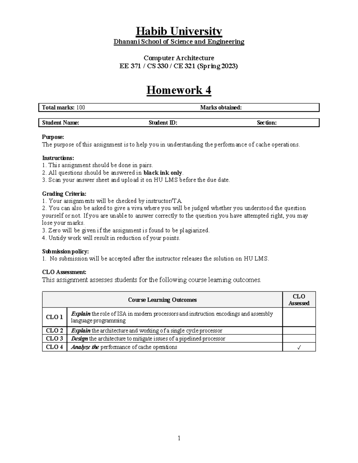 Homework 4 v2 Solution - klsadnlaskndlas - Habib University Dhanani ...