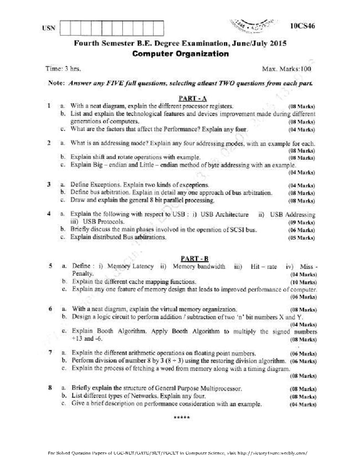June2013-june2014-june2015 - 3rd sem cse - Studocu