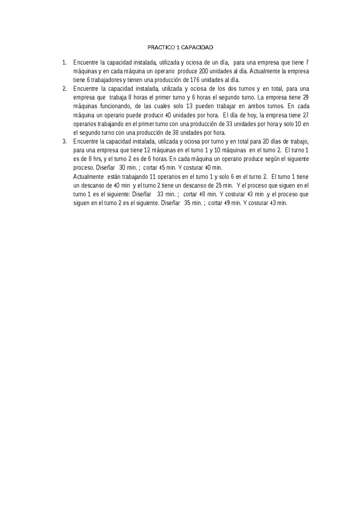 Tarea 1 capacidad - practic - PRACTICO 1 CAPACIDAD Encuentre la ...