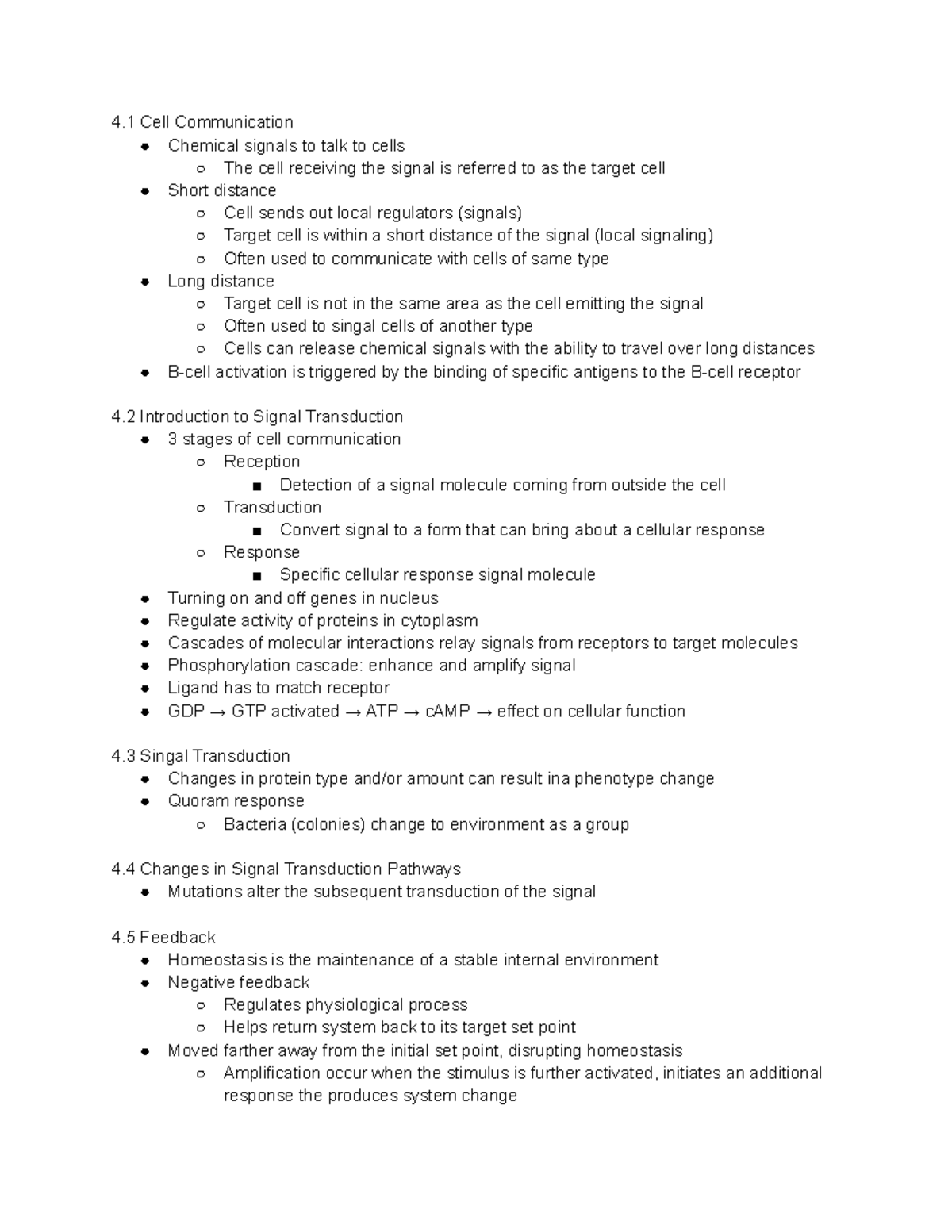 Cell Communication - 4 Cell Communication Chemical signals to talk to ...