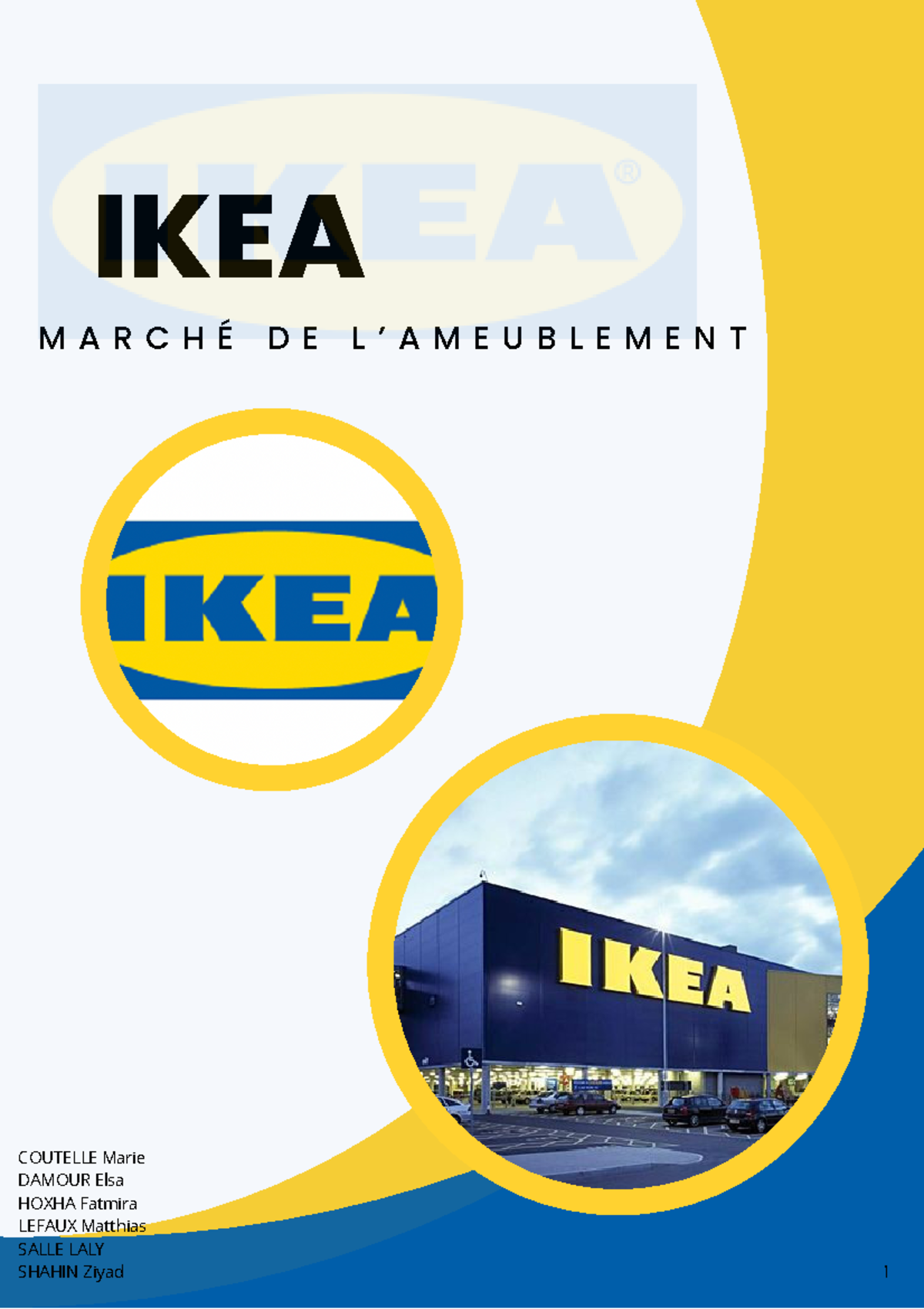 analyse d'IKEA et marché de l'ameublement - IKEA M A R C H É D E L ’ A M E U B L E M E N T ...