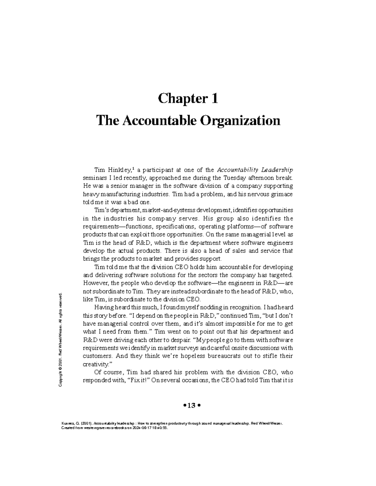 Accountability Leadership How to Strengthen Produc - The Accountable ...