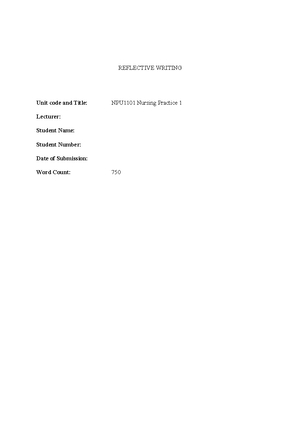 Medication administration - The critical reflection will follow Gibbs ...