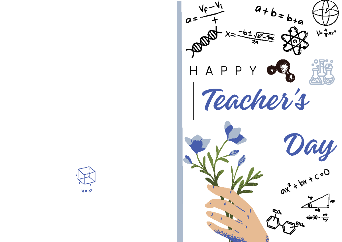 White Brown Floral Blank Notes A4 Landscape Document - Mathematics in ...