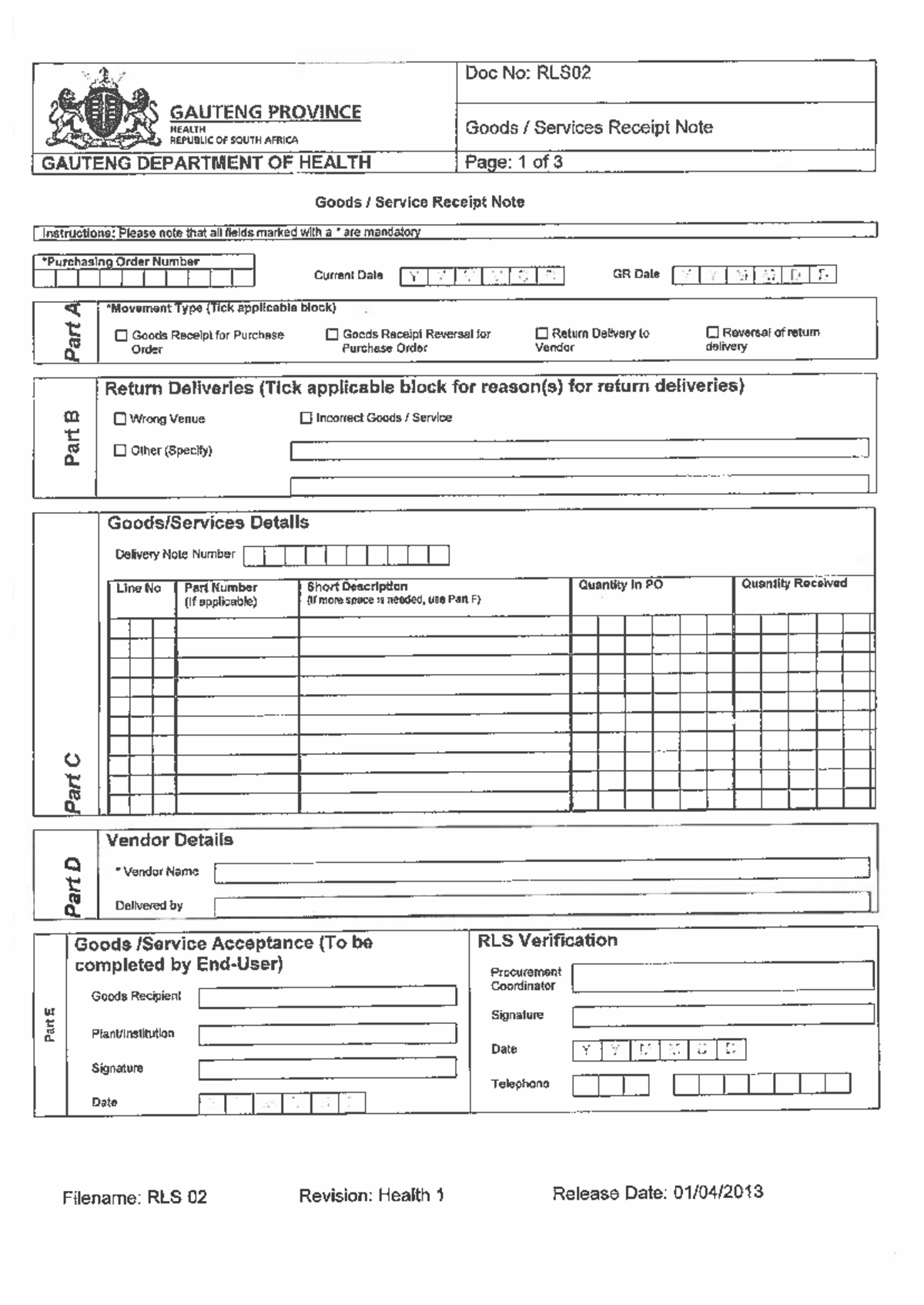 RLSO 2 - fables grade 4 on pennants hare and tortoise - Doc No: RLS02 ...