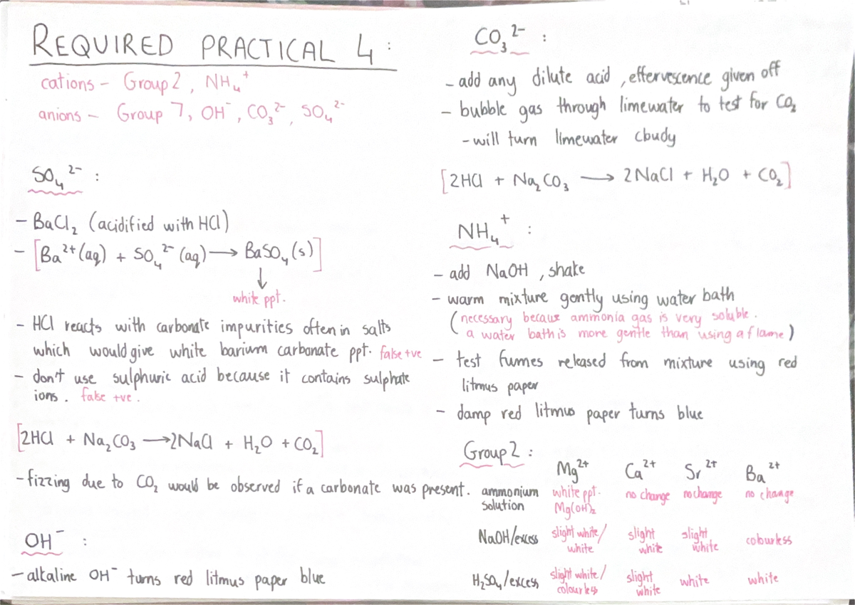 A-Level Chemistry RP4 2024-07-05 06 27 40 - REQUIRED PRACTICAL 4 CO32 ...