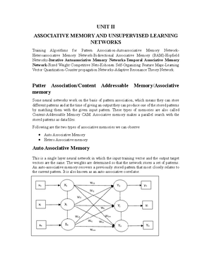 Neural Networks and Deep Learning (CCS355) unit 1 - CCS355 NEURAL ...