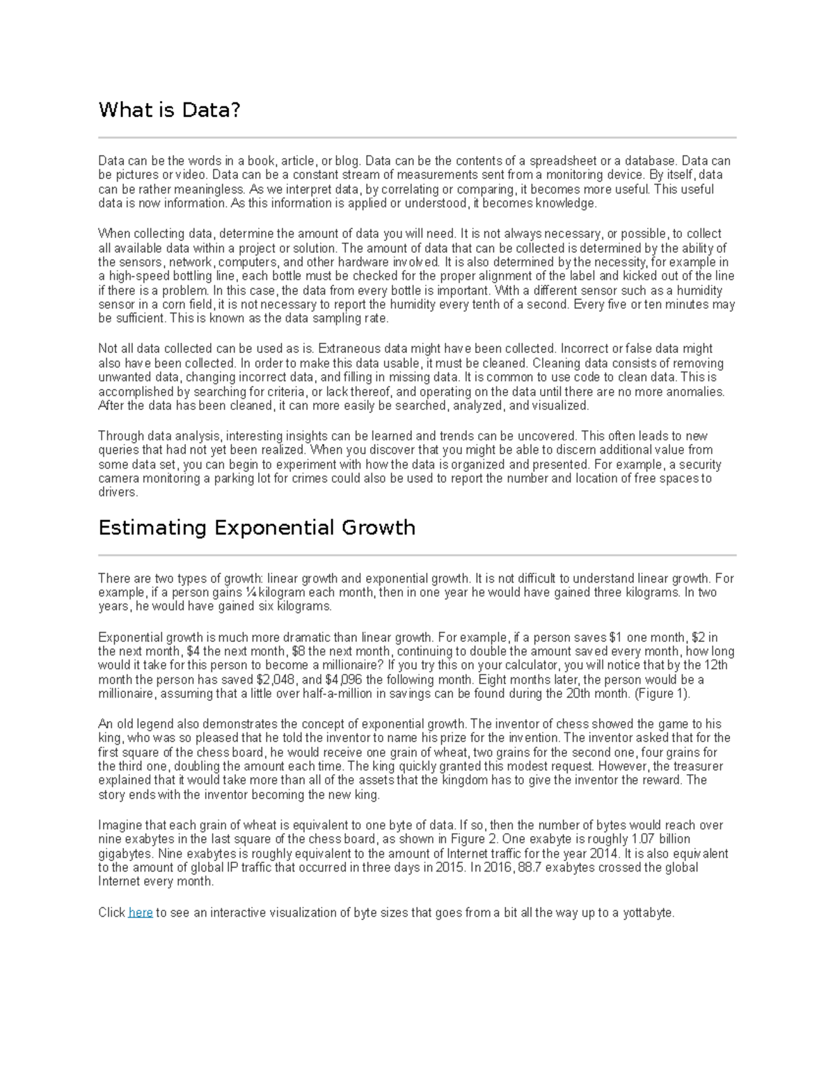 Big Data Analytics Chapter 1 Data And The Internet Of Things What Is