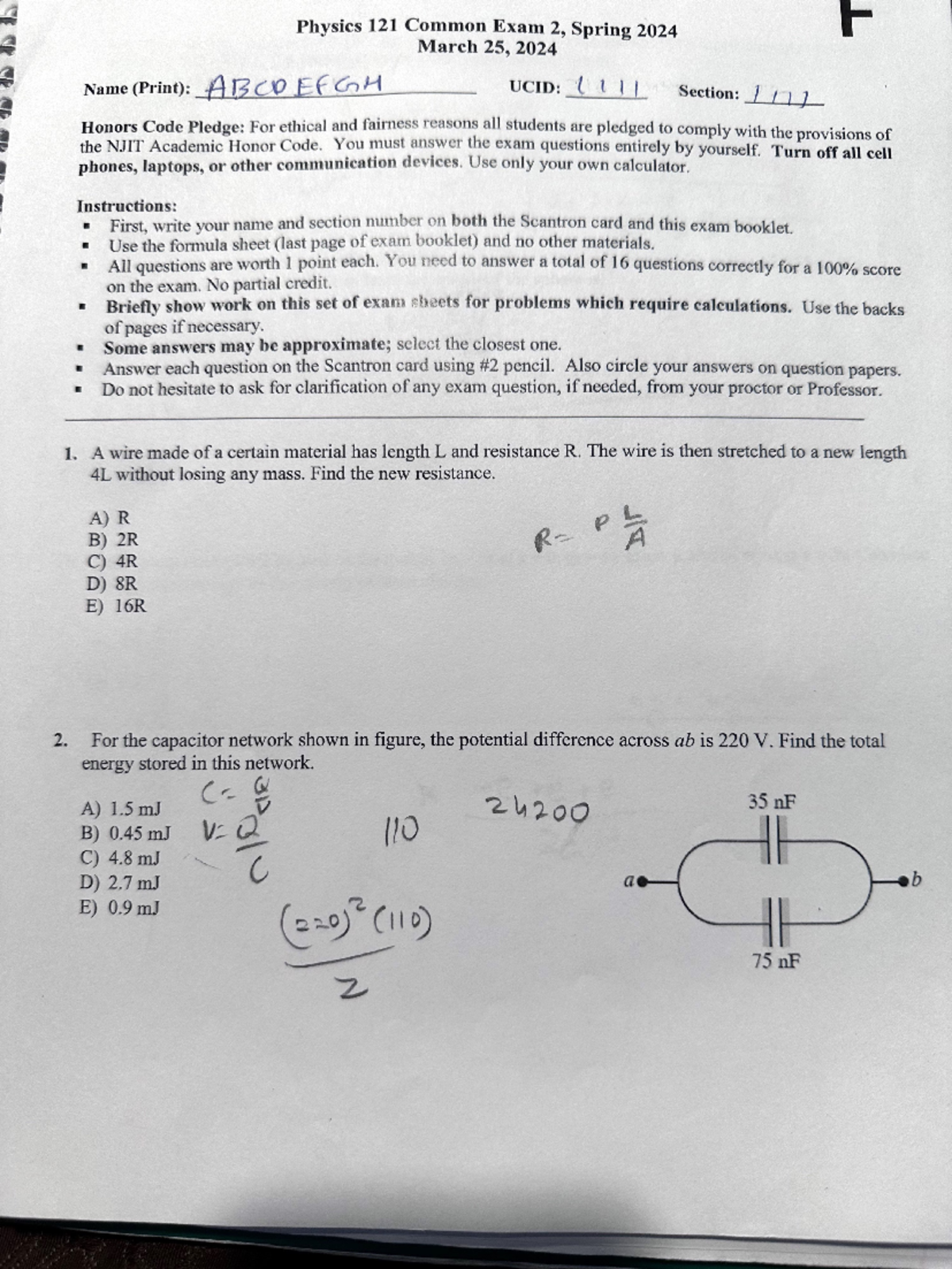 2024-04-07 14-51 - It's the physics 121 common 3 with answers at the ...