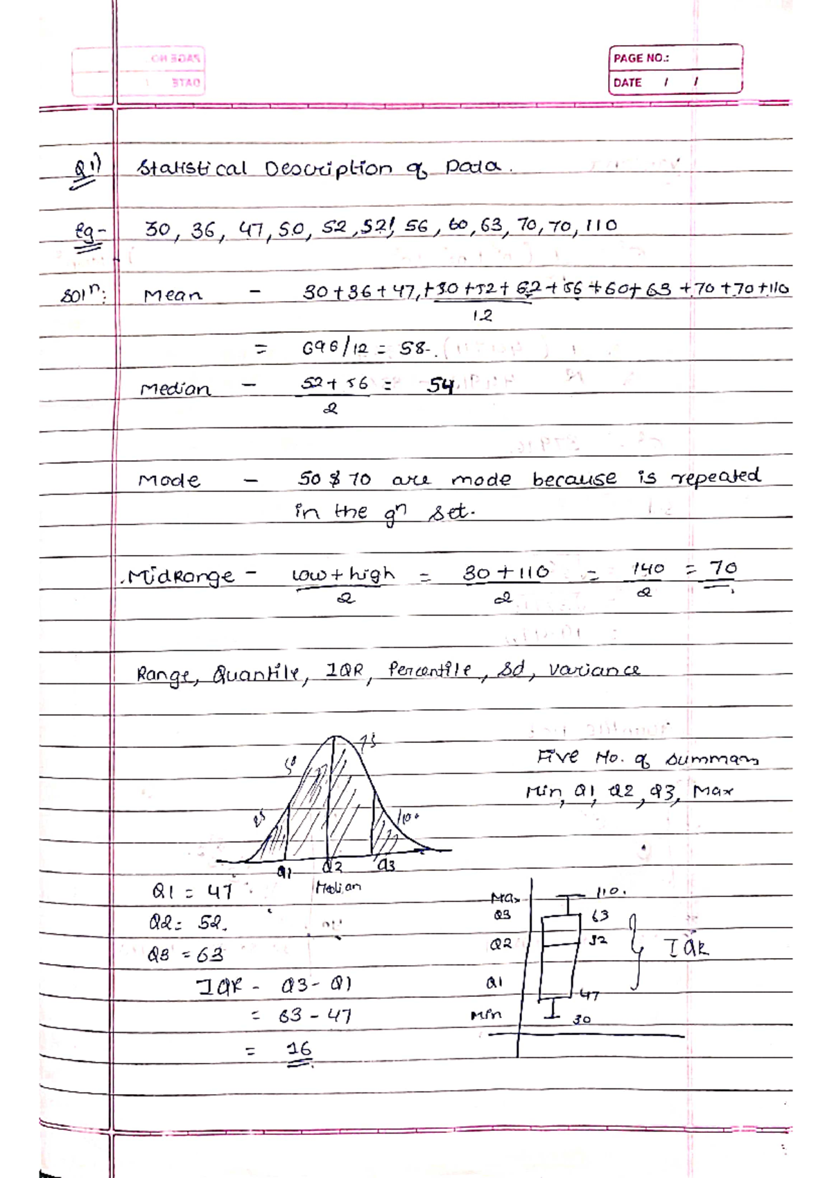 DWM all sums - Computer Engineering - Studocu