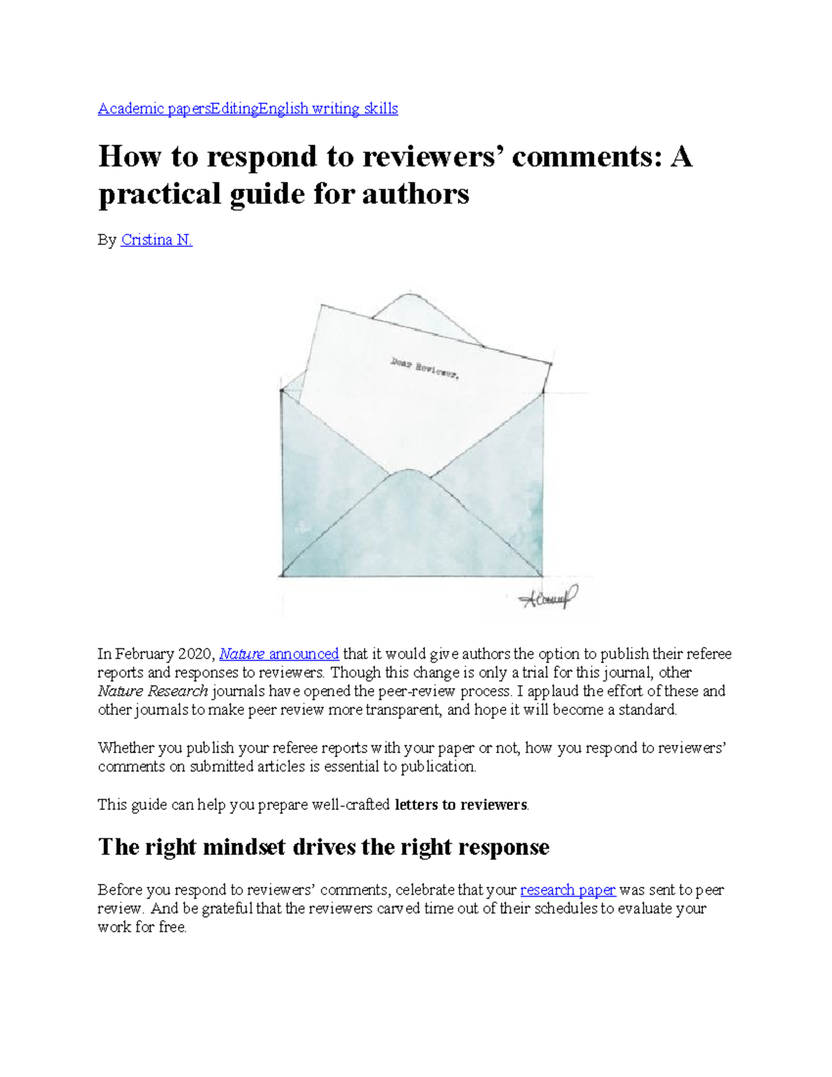 How-to-respond-to-reviewers-comments-a-practical-guide - Academic ...