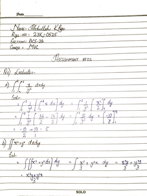 Worksheet for MVC - MVC Worksheet Irfanullah May 2024 1 Double ...