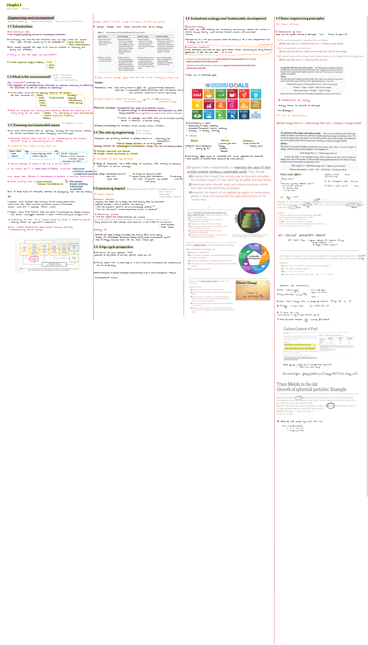 Chapter 1 notes from book and class notes , summer 2024 - ENGR 202 ...
