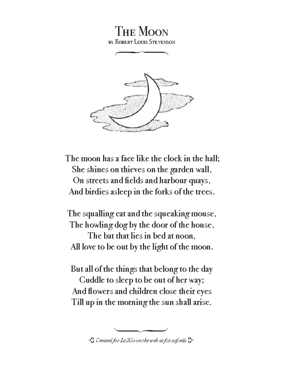 A childs garden of verses selected poems 019 the moon - ] Created for ...