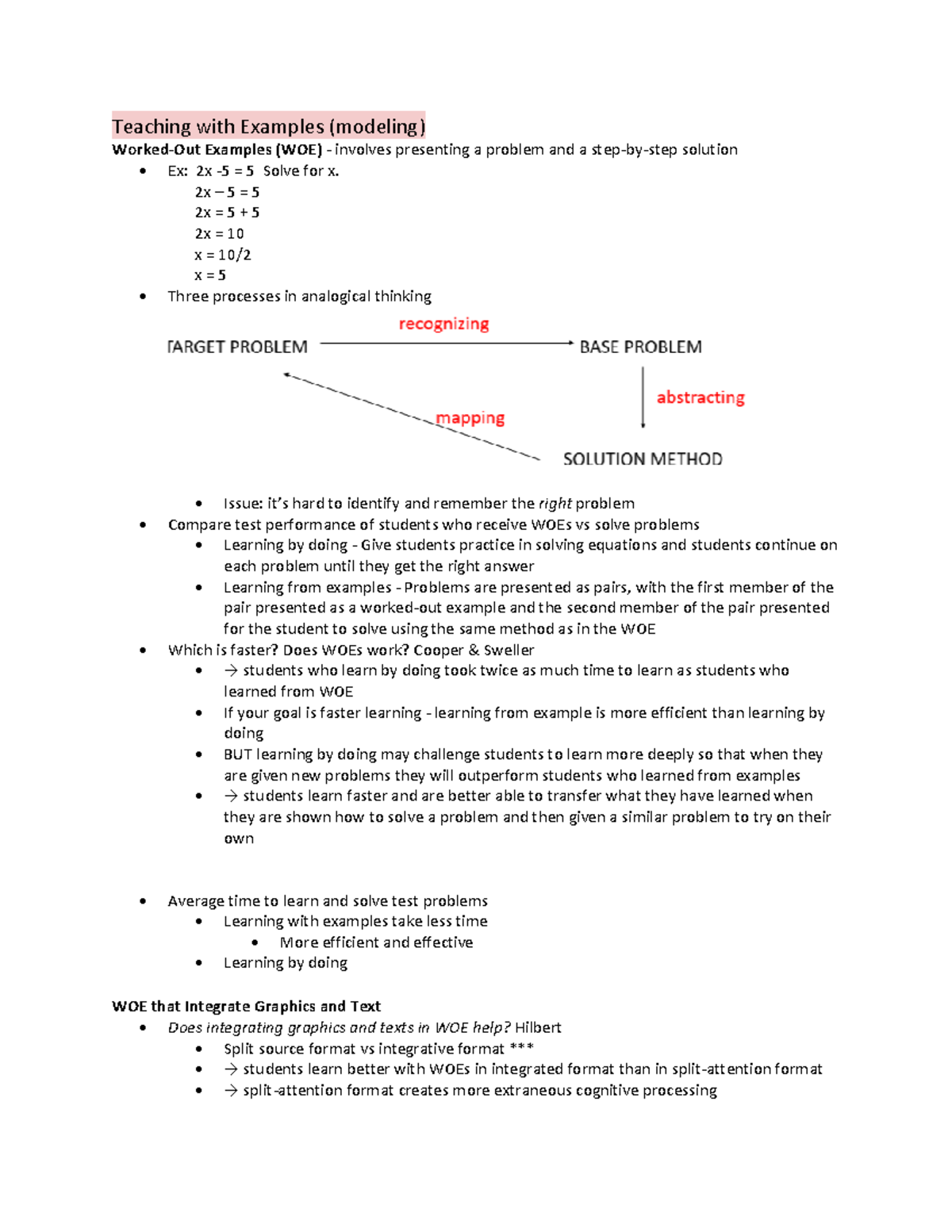Psy 124 11 Teaching With Examples Modeling Warning Tt 3055