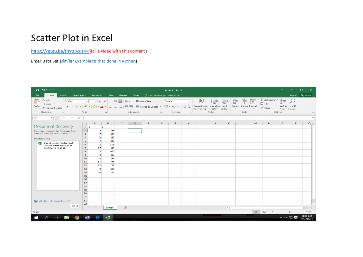 Step By Step Scatter Plot In Excel Scatter Plot In Excel Youtu Step By Step Scatter Plot In Excel Scatter Plot In Excel Youtu