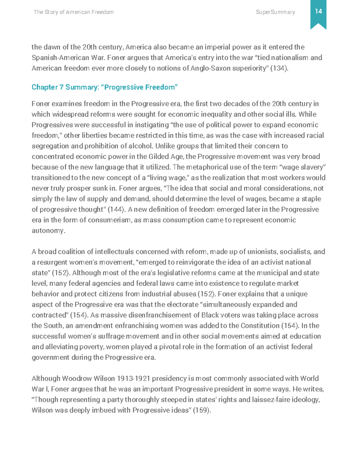 The Story of American Freedom - Super Summary Study Guide 2 15 - the ...