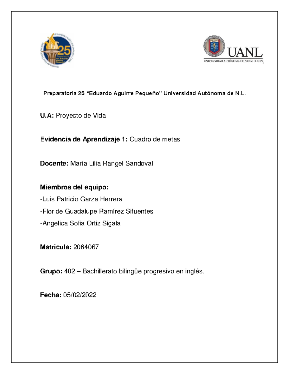 Equipo 3 EV1 Pro Vi - Evidencia - Preparatoria 25