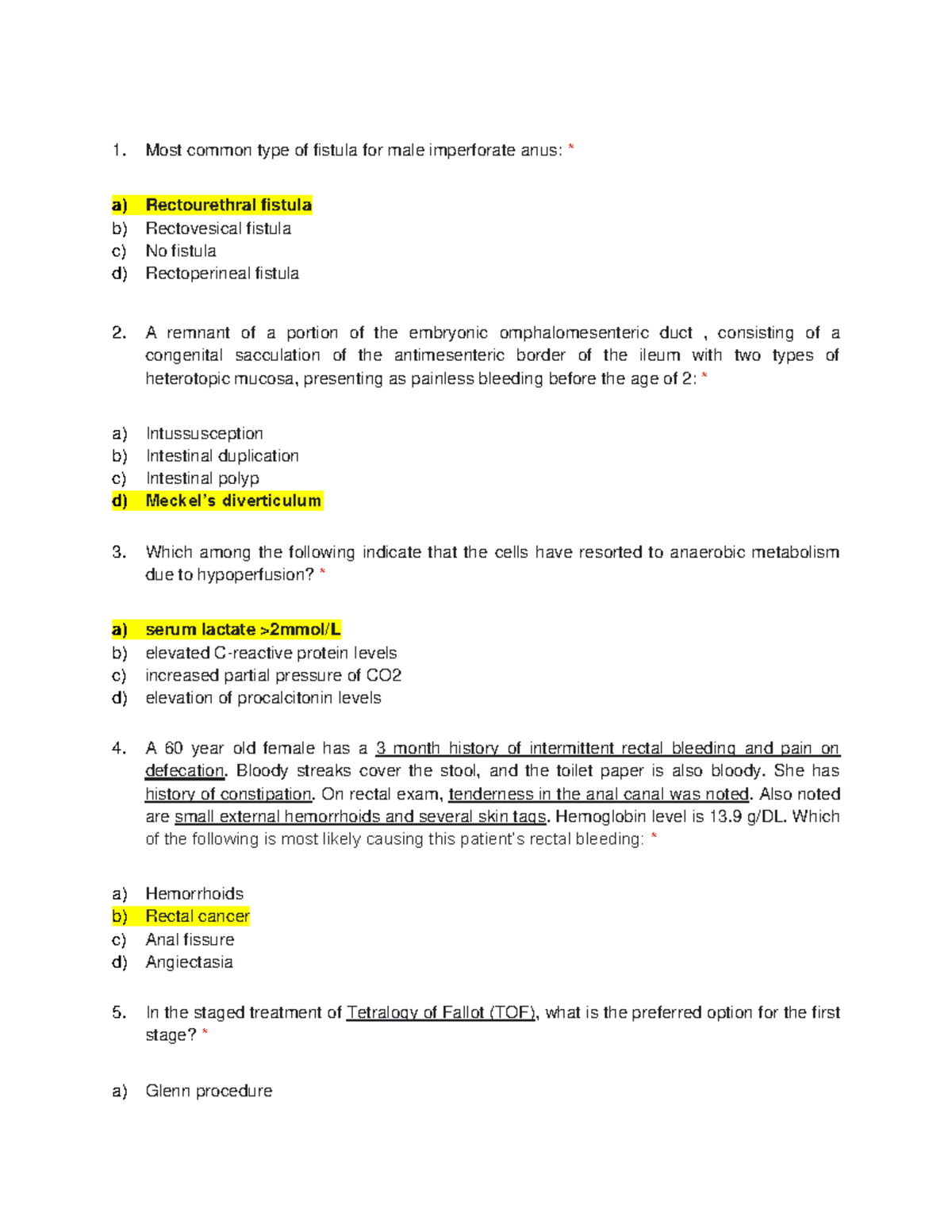 Medical Mononucleosis Exam Part 1 - Most common type of fistula for ...