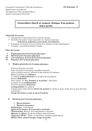 4. Rediger une observation medicale 2.2024-2025 - Université ...