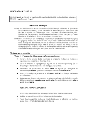 [Solved] Examples of Ditumanosi tsa tlhaka - Setswana Home Language ...