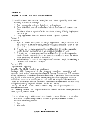 PEDS EXAM 3 - peds exam 3 study guide - STUDY GUIDE-EXAM This study ...