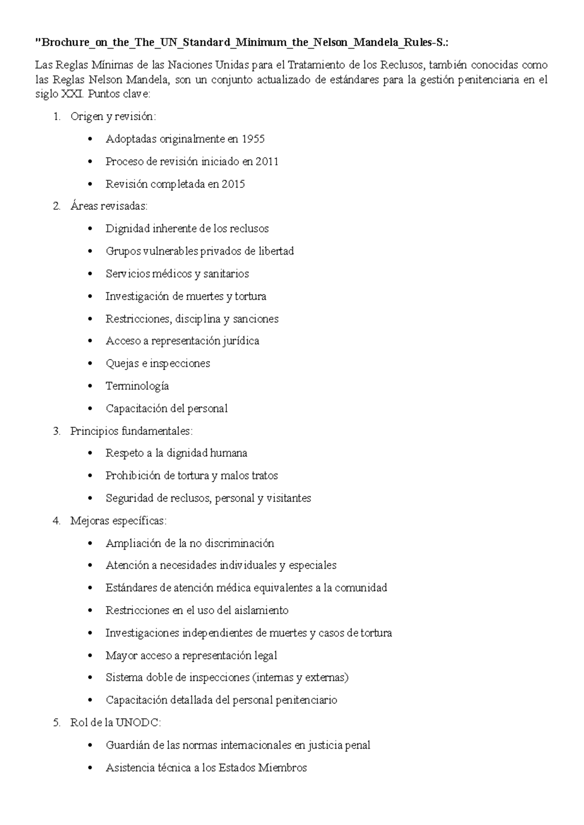 Resumen - "Brochure_on_the_The_UN_Standard_Minimum_the_Nelson_Mandela ...