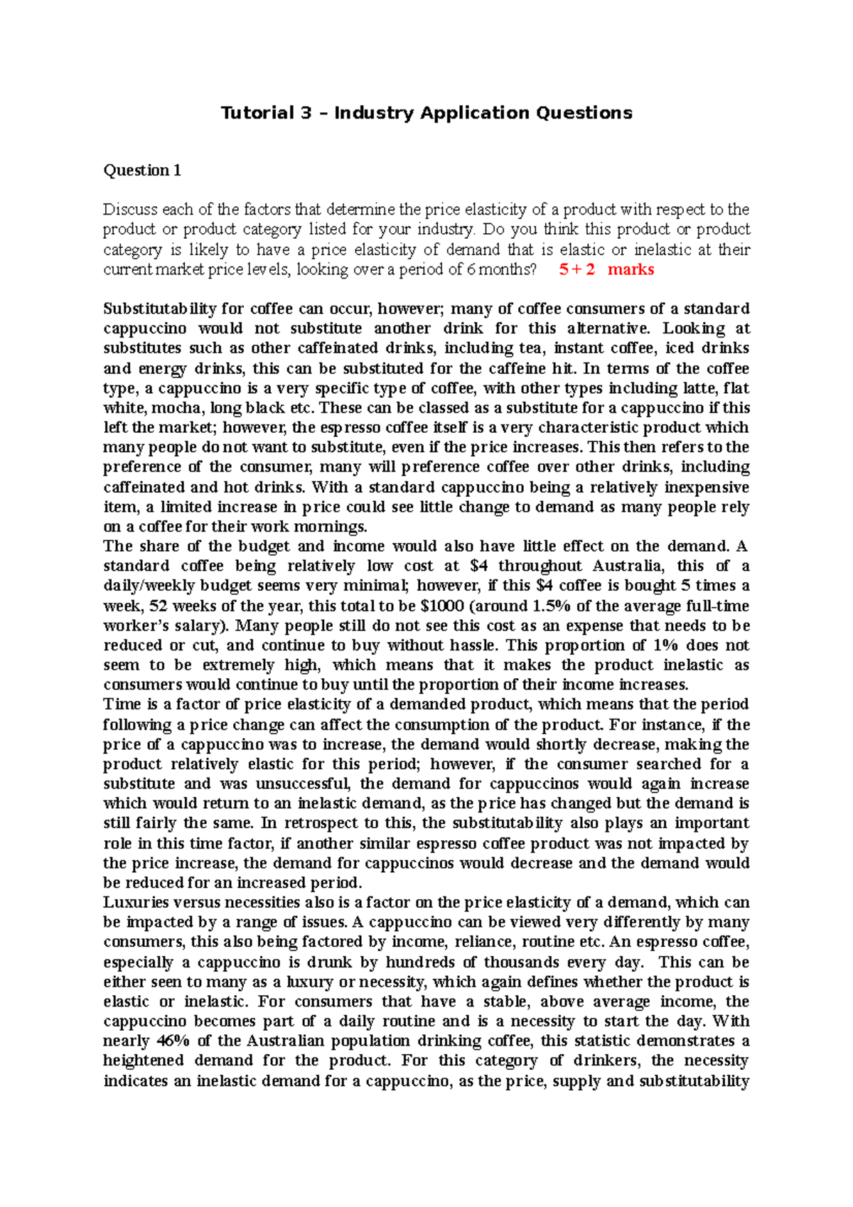 Tutorial 3 Industry Application Questions - Tutorial 3 – Industry ...