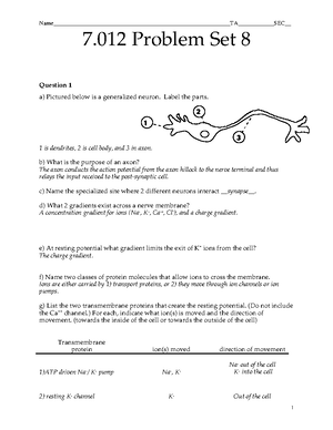 Solution to Problem Set 1 - Solutions to 7 Problem Set 1 Question 1 a ...