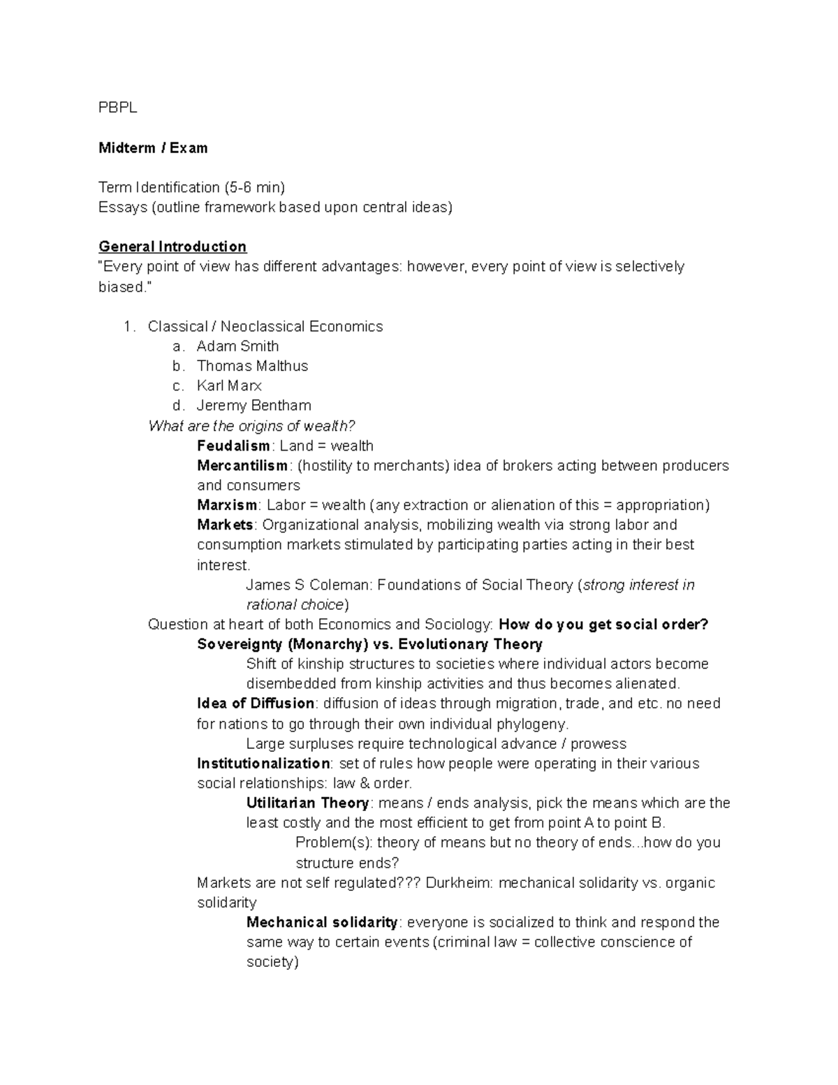 9 27 Lecture 1 - PBPL Midterm / Exam Term Identification (5-6 min ...
