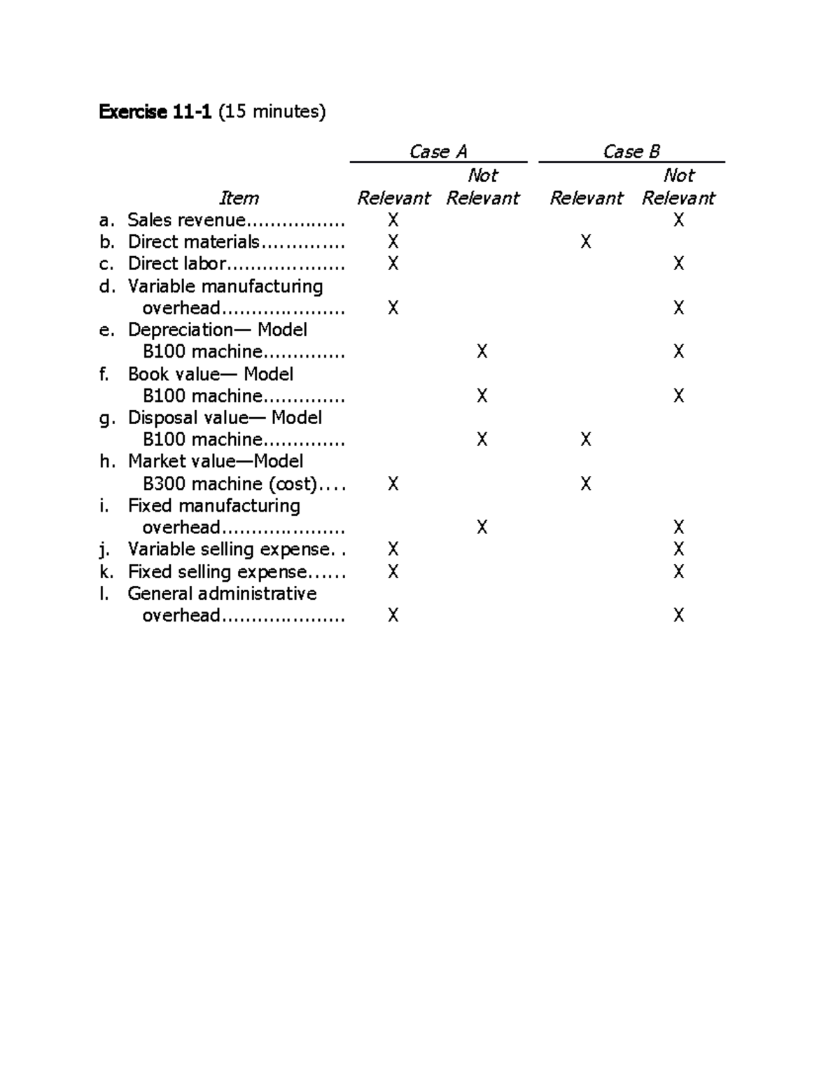 Wk 11 Tutorial Exercise Solutions (Chp 11 - Part 1) - Exercise 11 -1 ...