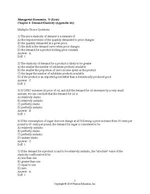 Chapter 1 - Test bank - Managerial Economics, 7e (Keat) Chapter 1 ...
