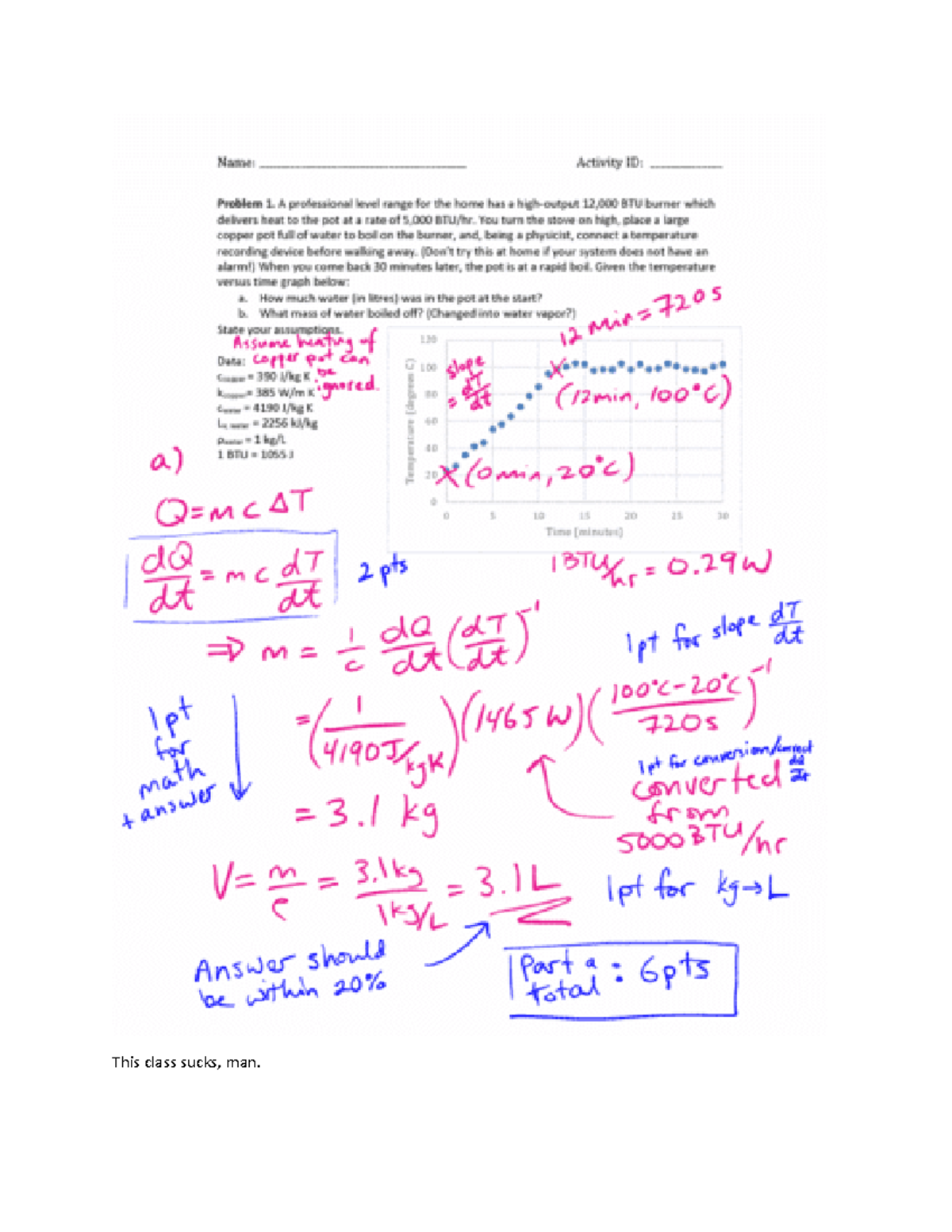 PHYS 157 - Tutorial 5 answers - PHYS 157 - This class sucks, man. - Studocu