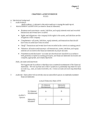 Chapter 17 Auditors’ Reports - Chapter 17 Auditors’ Reports Unmodified ...