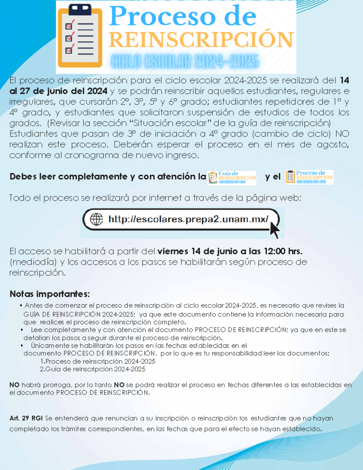 Proceso Reincripcion-20250 - El proceso de reinscripción para el ciclo ...