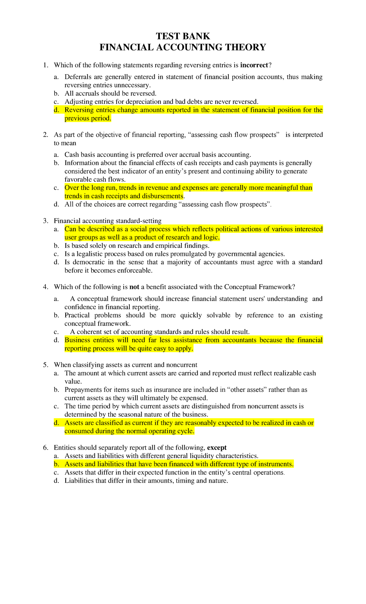Theory of Accounts Chapter 4 Part 2 - Accountancy - Studocu