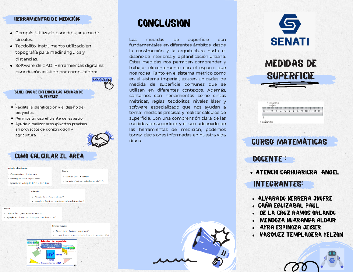 Triptico medidas de superficie - como calcular el area Beneficios de ...