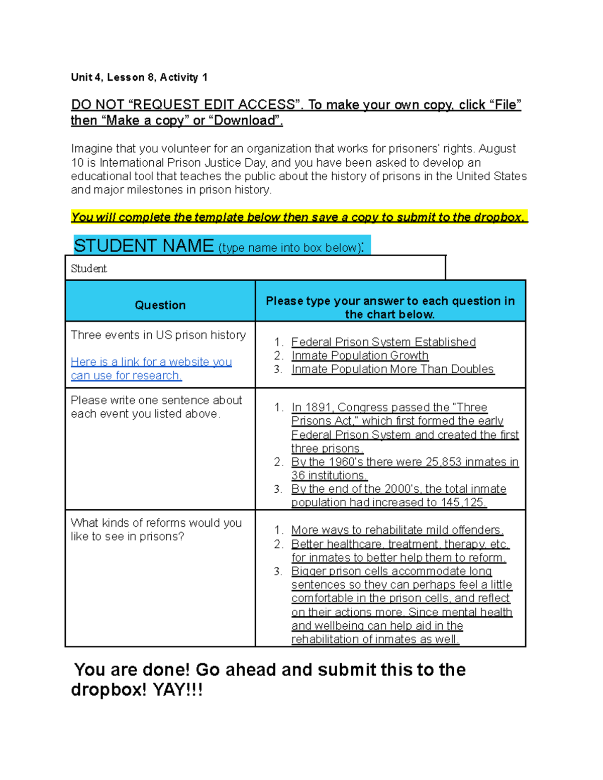 U4L8 9 Portfolio - Unit 4, Lesson 8, Activity 1 DO NOT “REQUEST EDIT ...