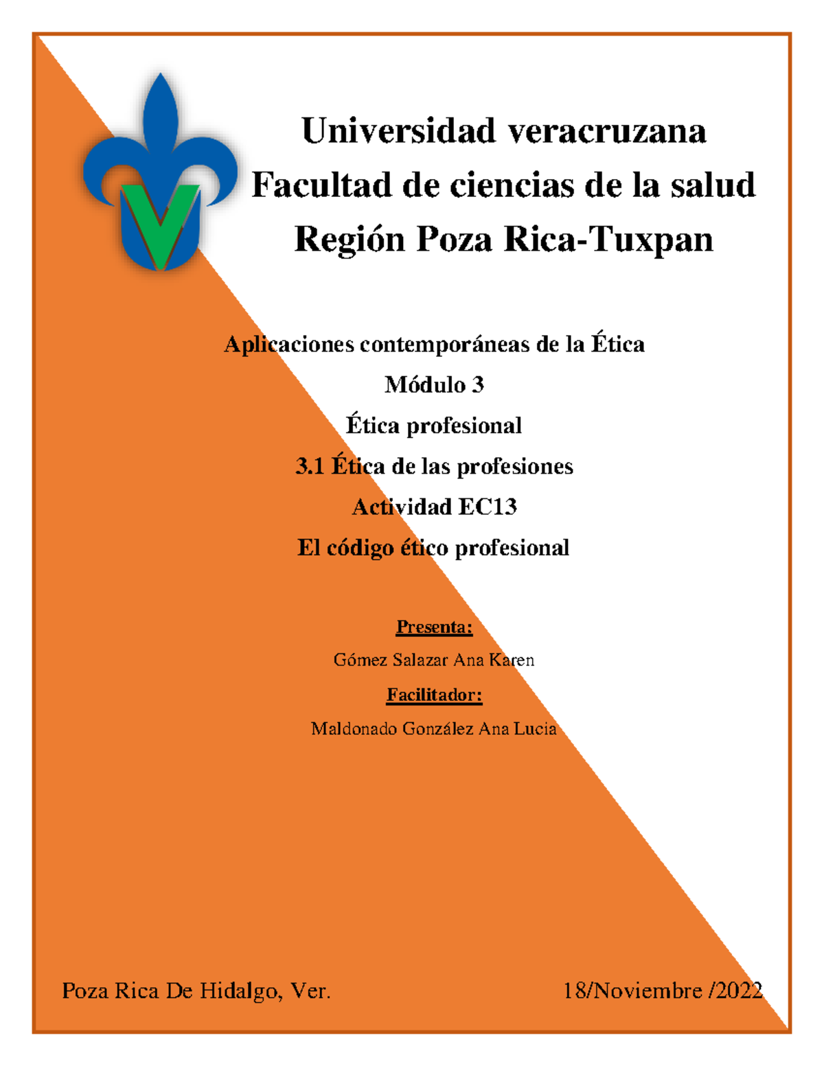 EC13 Ana Karen Gomez Salazar Códigos de ética en enfermería ...