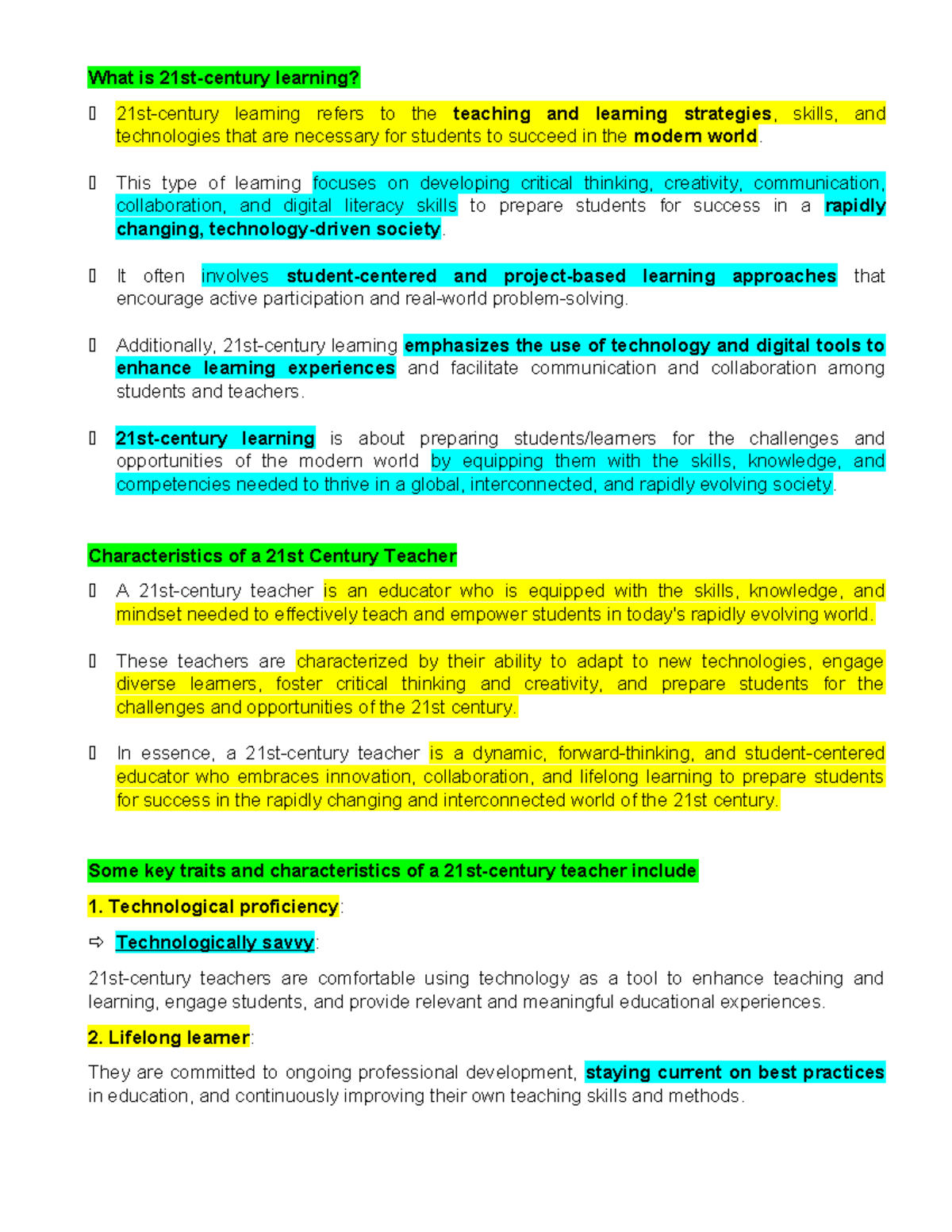 21ST CENTURY LEARNING - What is 21st-century learning? 21st-century ...