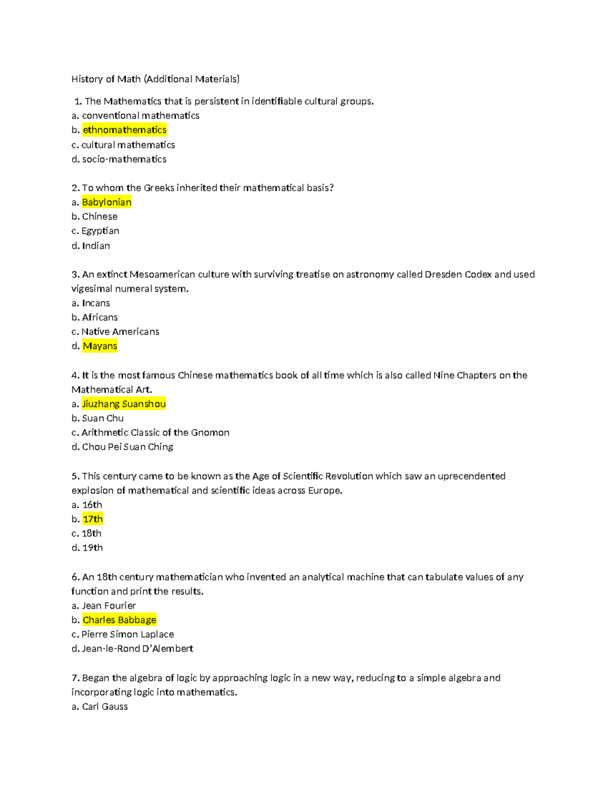 Additional Material - ... - History of Math (Additional Materials) 1 ...