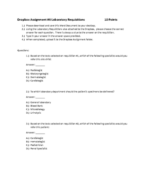 Dropbox Assignment #5 - notes - Dropbox Assignment #5 Case Studies 25 ...