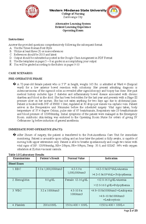 Impaired Comfort NCP - Nursing Care Plan ASSESSMENT NURSING DIAGNOSIS ...