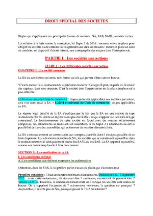 Droit des affaires - Cours complet S1-L3 ; professeur Caffin-Moi ...