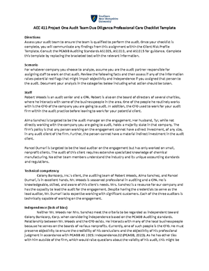 ACC 318 Module Six Assignment Template - ACC 318 Module Six Assignment ...