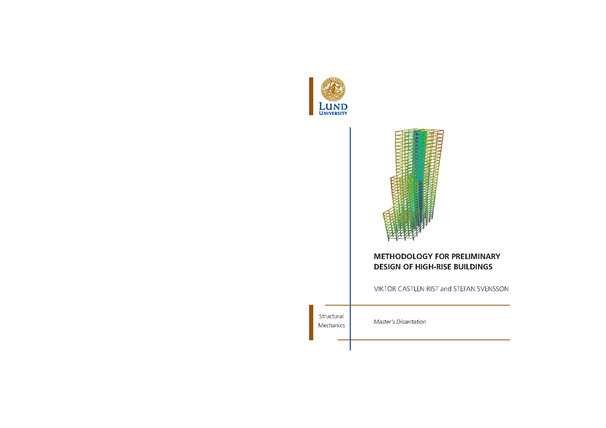 Methodology for Preliminary Design of High-rise Buildingss - Master’s ...