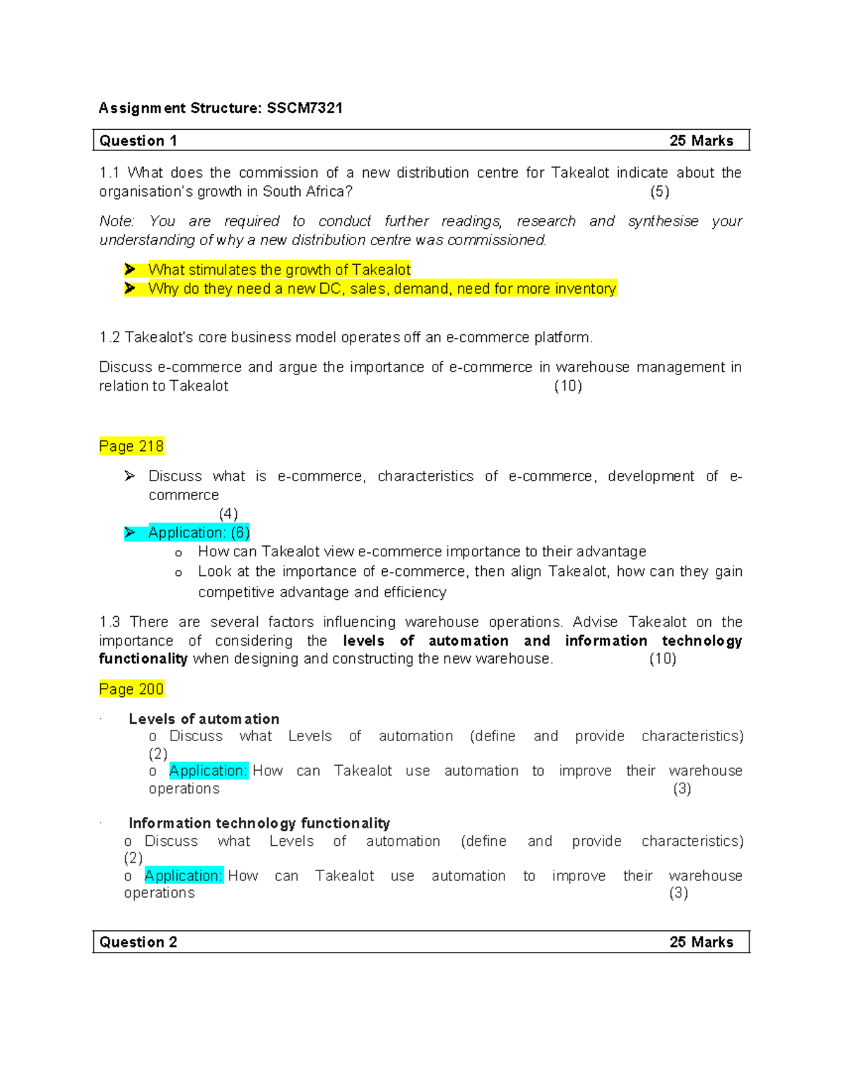 Assignment Structure Sscm7321 Assignment Structure Sscm Question 1